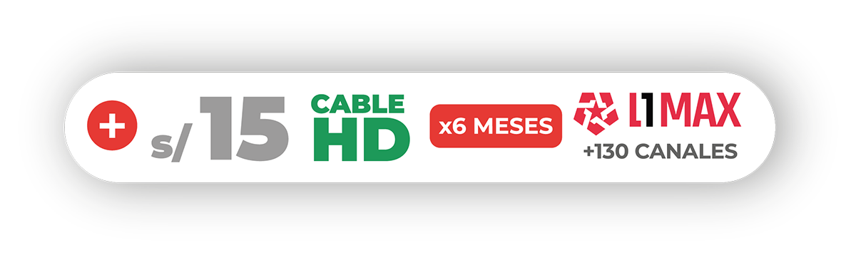 Cable Visión Perú | Internet 100% Fibra + Cable con L1 MAX